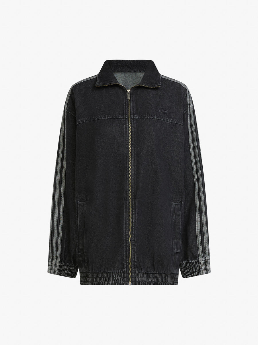 ADIDAS black cotton women's adicolor denim adilenium jacket